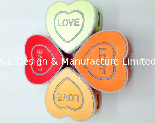 heart shaped USB car charger supplier