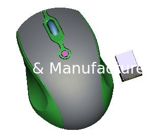 Cute OEM 2.4GHz Wireless Optical Mouse for Pad/Computer/Laptop/Notebook supplier