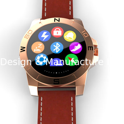 Round screen IP67 waterproof mechanical watch fithess tracker smartwatch android ios bluetooth watch man watch supplier