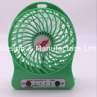 Hot Selling Summer Mini Fan Use for Power Bank or Computer 1200mah 2000mah with led light supplier
