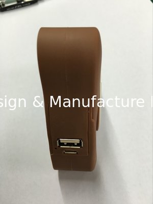 novel pvc rubber silicone cartoon shit shaped 2600mah power bank supplier