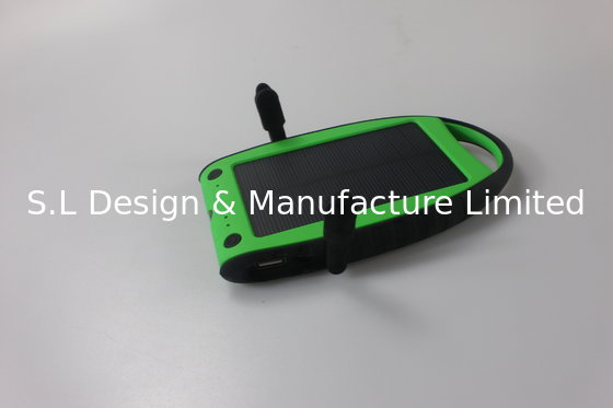 monocrystal solar charger waterproof dustproof shockproof skidproof Build-in full 7000mAh li-polymer Emergency LED flash supplier
