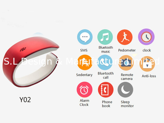 New Hot Smart Watch Bluetooth Charm Bracelet Y02 With Factory Price supplier