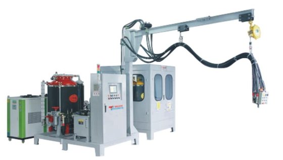 Automatic Turntable for Solar Energy Insulation PU Insulation Material Machine/ Foam injection machine supplier