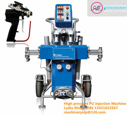 High pressure PU polyurethane foam insulation spray and pouring machinery supplier