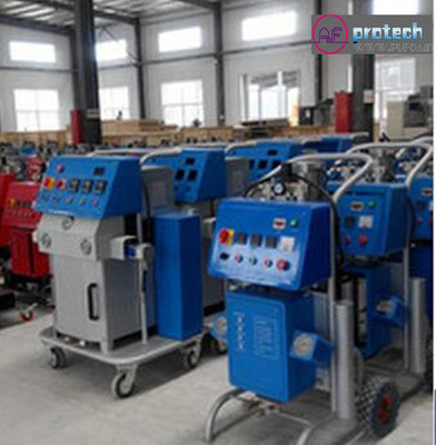 PU Wall and roof polyurethane foam spray machinery pipeline insulation PU pouring equipment supplier