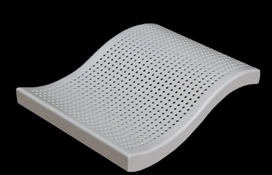 White Fireproof Punching / Perforated Aluminum Panels For Building Decoration