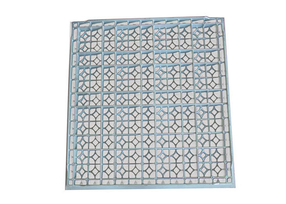 55% Air Rate Anti Static Raised Floor Perforated Tiles Sound Proof