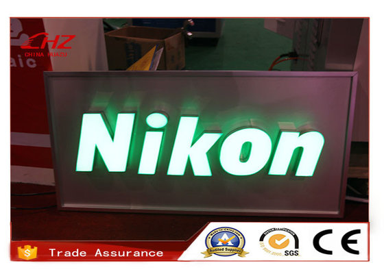 Perforated Backlit LED Channel Letter Signs For Iphone Apple Store / Shop Billboard