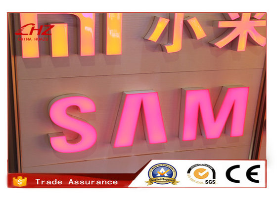 Perforated Backlit LED Channel Letter Signs For Iphone Apple Store / Shop Billboard