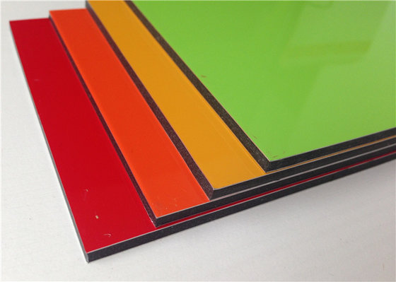High Gross Lightweight PVDF Aluminium Sandwich Panel Multi Color Curtain Panels