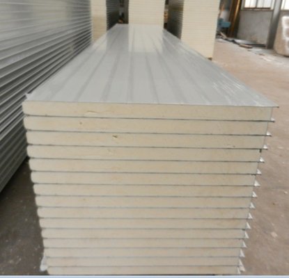 Light Weight EPS / PU/ Rock wool Sandwich Panel Prepainted Galvanized Steel