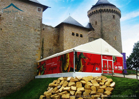 Luxury Lining Decoration Large Event Tents With Aluminium Frame , Custom Canopy Tents