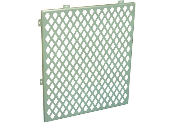 Customized 3mm / 4mm Perforated Decorative Aluminum Sheet With Kynar Coating