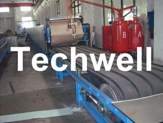 Custom Automatic Continuous Polyurethane Sandwich Panel Line For Cooling Room,Roof Wall Panels