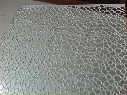 round Punched SS / Copper Metal Sheets , Aluminium Ceiling Panel Filter OEM
