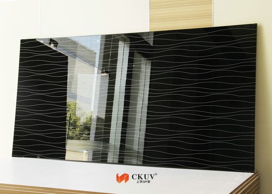 Embossed Single / Double Faced 3D MDF Board Decorative Interior Wall Paneling