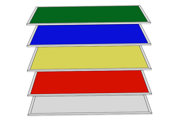RGB LED panel light / lamp 54W , full color led slim panel light for coffee bars , KTV