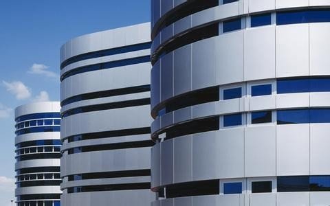 Custom Decorative Perforated Aluminum Sheet 1.5mm / 2mm For Buildings