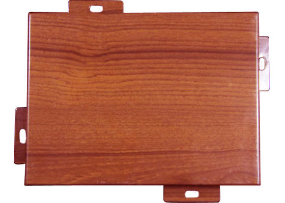 Wood Colors Custom Aluminum Cladding Panels for Interior Decoration