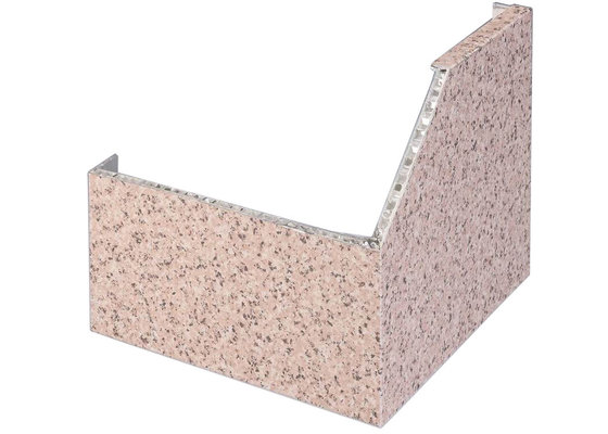 Insulated Curtain Wall Cladding 10mm / 20mm PVDF Aluminum Honeycomb Sandwich Panel with Marble Colors