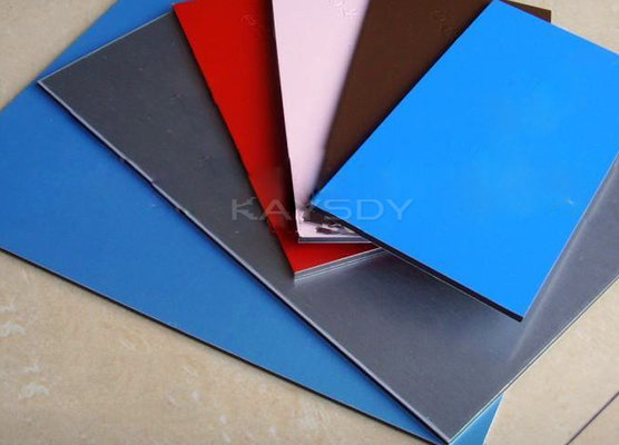 Polyester ( PE ) or Fluorocarbon PVDF aluminum composite panel mirror treatment