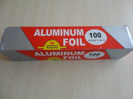 No smell  heavy duty wide aluminum foil roll for household catering food wrapping