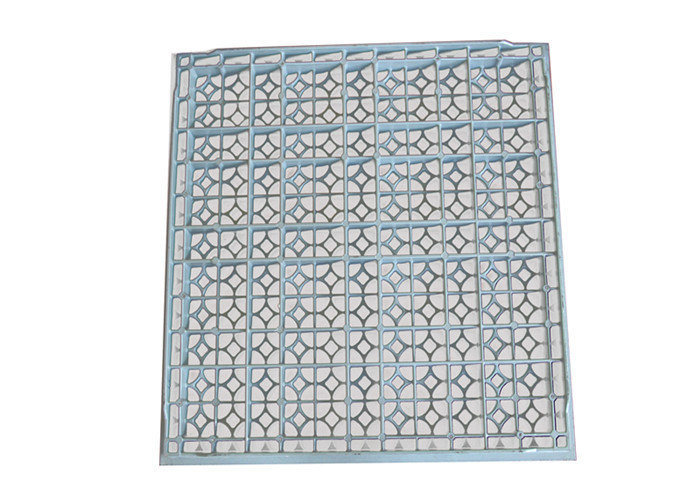 55% Air Rate Anti Static Raised Floor Perforated Tiles Sound Proof