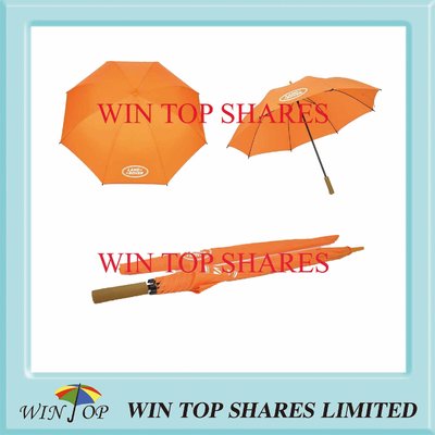 China Land Rover Advertising Orange Golf Umbrella supplier