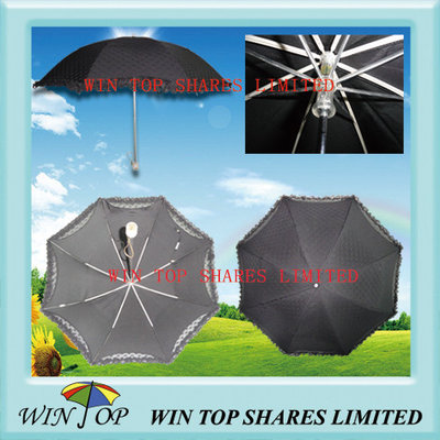 China 23" Lotus Design Ladies Umbrella supplier