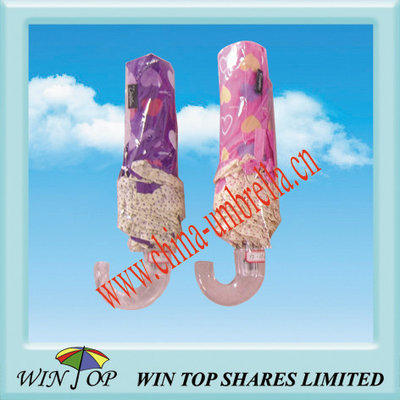 China 21" Fold Aluminum Fashion Gift Umbrella supplier