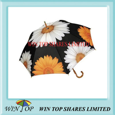 China 23" Auto Promotion Wooden Umbrella(WT5078) supplier