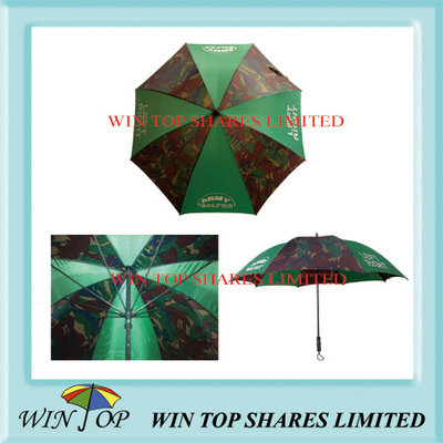 China Camouflage Advertising Army Golf Umbrella(WT5080) supplier