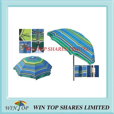 China Fashion and Strong Beach Umbrella with Tilt supplier