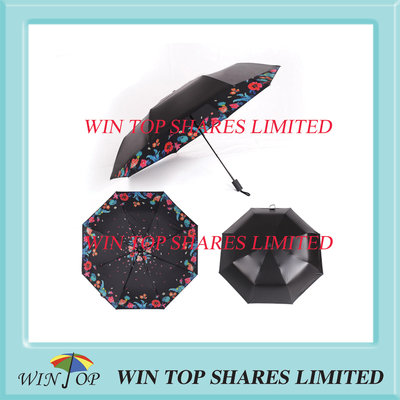 China Hot sell UV resistant black adhesive umbrella wholesaler supplier