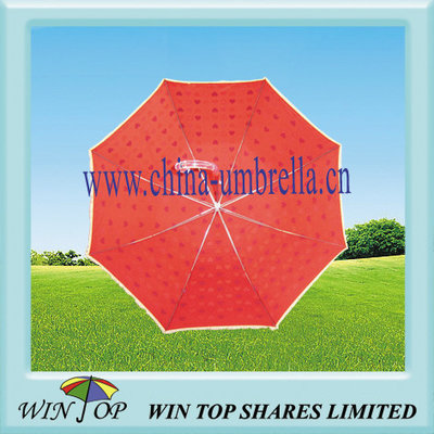 Hot Sale Auto Straight Printing Umbrella with Ruffle supplier