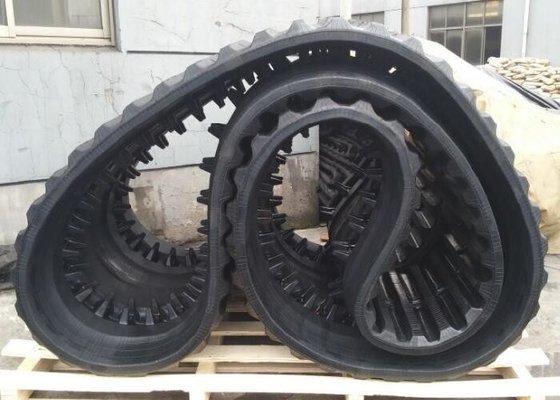 Dumper Rubber Track for Caterpillar LD700,700mm width, 700X125X78