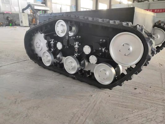 New design Small Rubber Track Undercarriage, rubber track chassis,load 200KG
