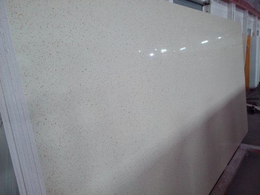 Quartzite Stone Natural White Quartz Stone Almond Rocca Laminated Edges
