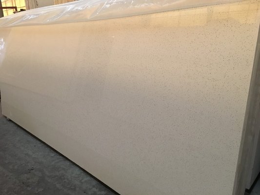 Nougat Natural Quartz Stone Honed Surface Superior Edge Finished