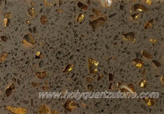 CE Certificate Eco Friendly Quartz Stone Jumbo Slabs For Worktops / Bar Top / Shower Panels