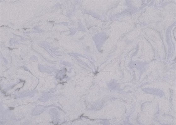 Scratch Resistant Engineered Quarz Stone Countertop Slabs Mist Fairy Eco friendly