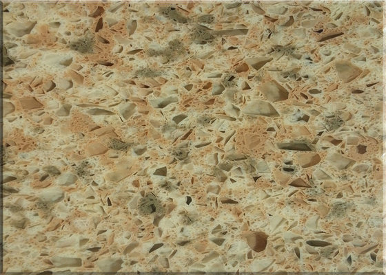 Granite Pattern Natural Engineered Quartz Stone Tiles / Panels Montana for Benchtop or Table Top