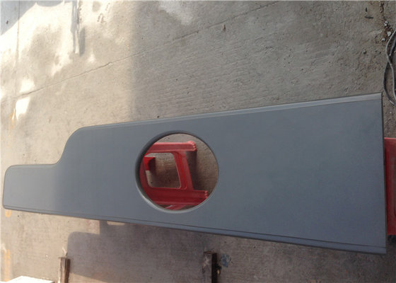 Modern Hotel Commercial Quartz Bathroom Vanity Tops Plain Grey or Customized Color