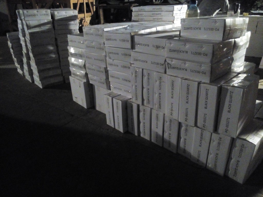 Carton Box Packing Shinning Sparkle Floor Tiles 10mm / 12mm / 15mm
