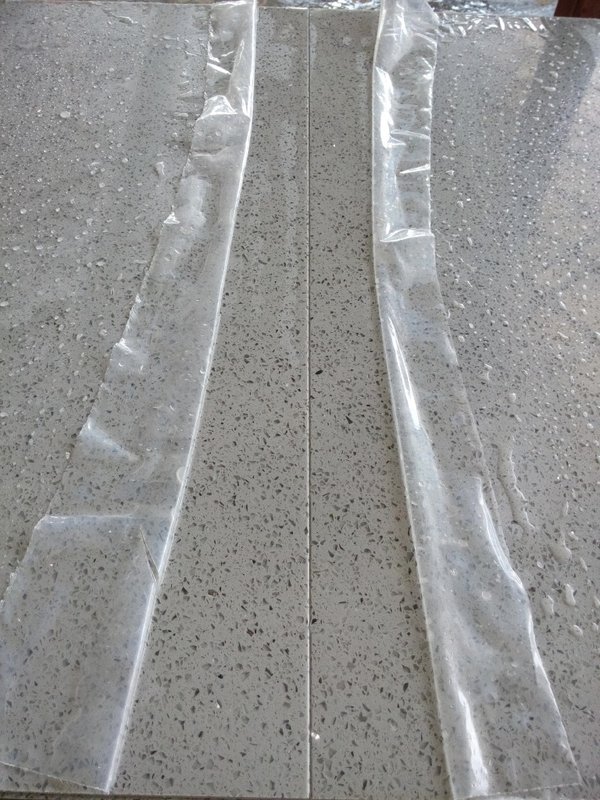 Eco - friendly Recycled Wall Panel Quartz Floor Tiles For Hotel / Restaurant