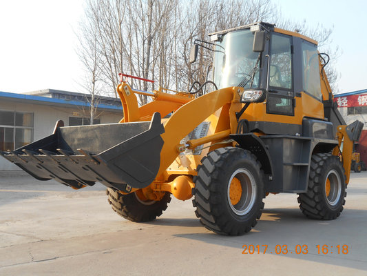 Tractor backhoe loader with break hammer narrow bucket optional