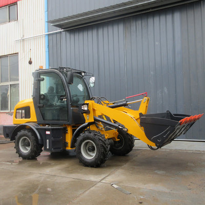 Articulated mini wheel loader cheap price CE loader with euroiii engine for road service