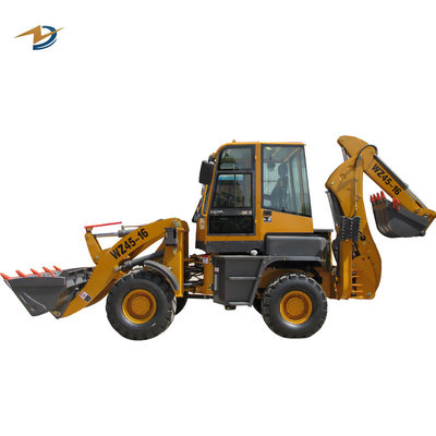 Articulated backhoe loader hydraulic breaker hammer digger auger attachment available