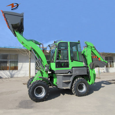 Articulated backhoe loader hydraulic breaker hammer digger auger attachment available